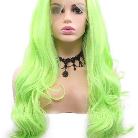 Hair | 24 Neon Green Lace Front Wigs | Poshmark